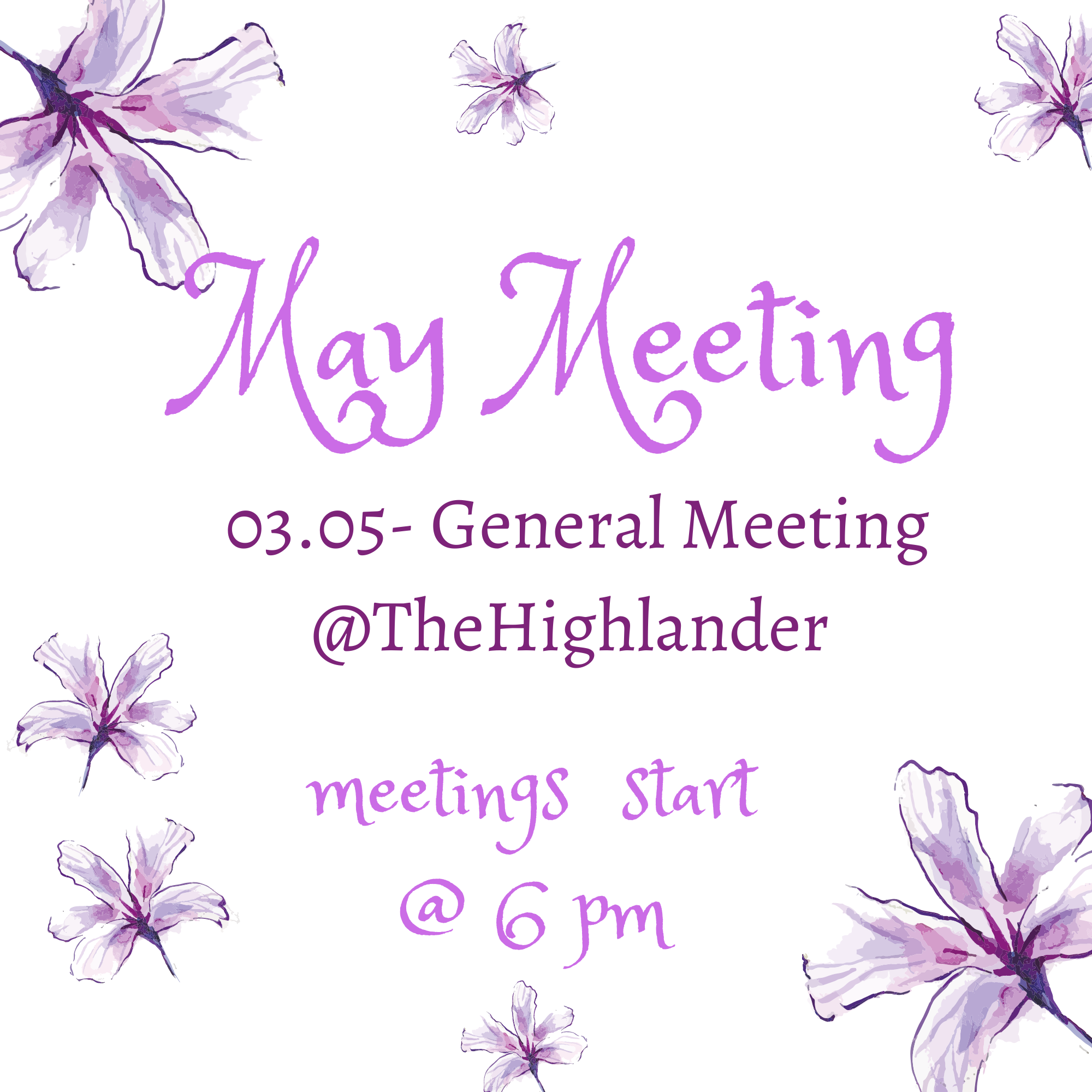 May Meeting – Uni-Verse Creative Writing Society